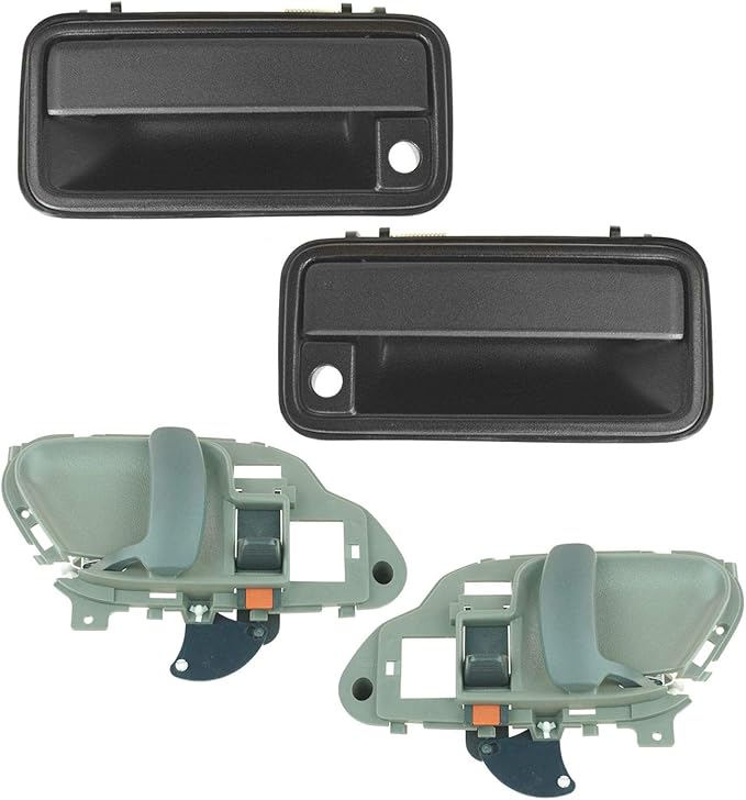 Amazon.com: Door Handle Inside & Outside Kit Set of 4 for Chevy GMC ...