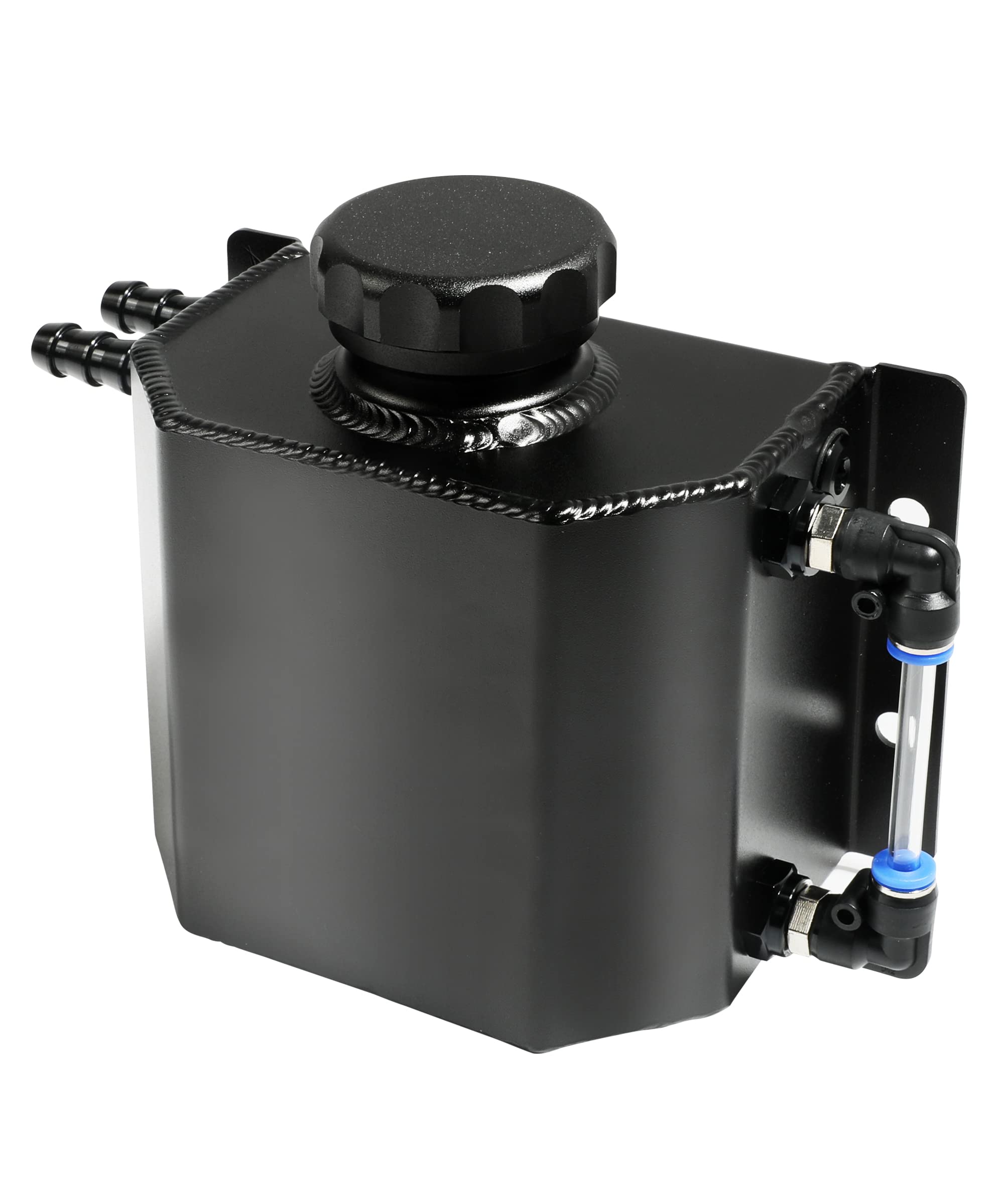 AOCISKA Universal 1L Radiator Coolant Overflow Tank,Aluminum Radiator ...