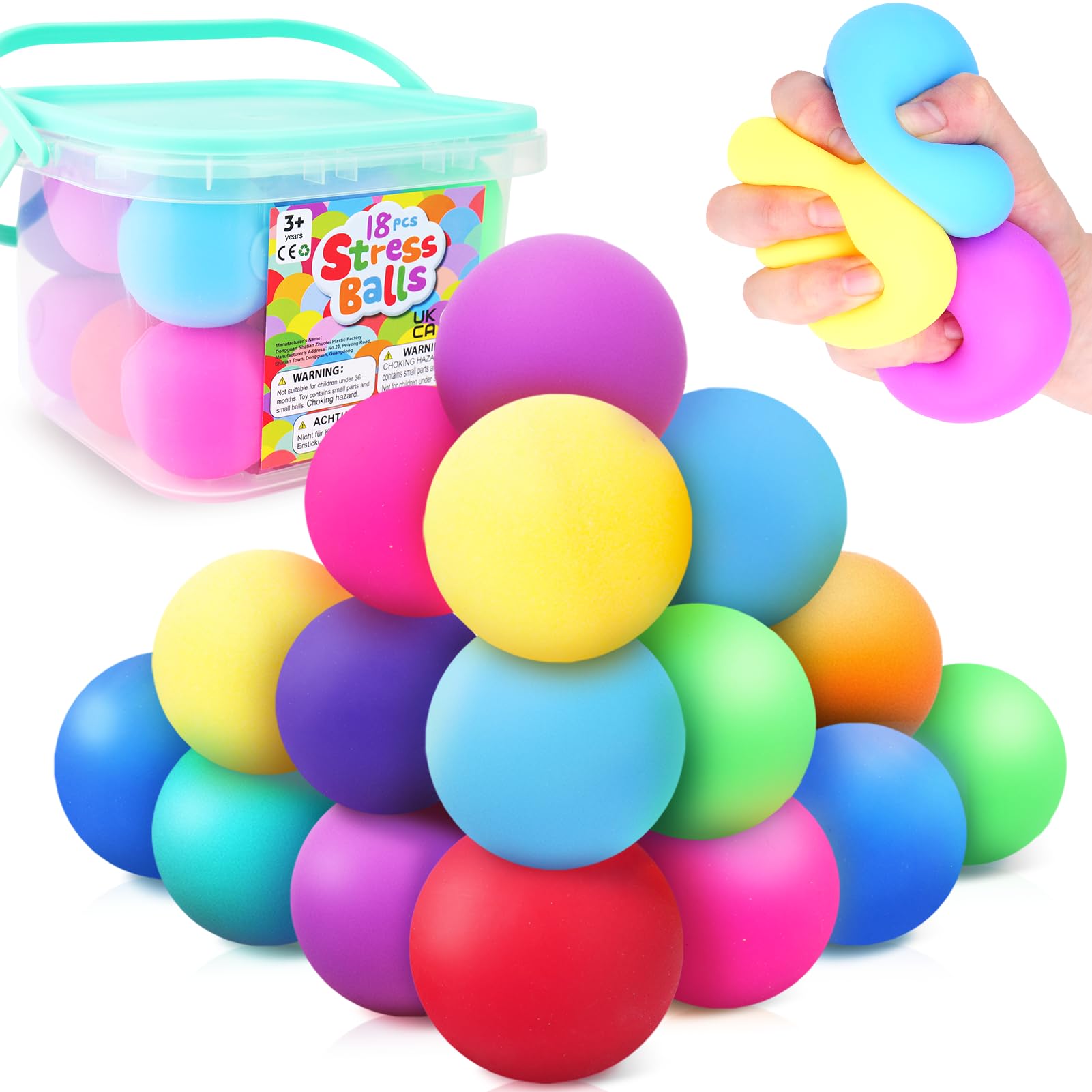 Mua Small Fish Sensory Stress Ball Set for Adults, 18 Pack Stress ...