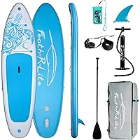 FunWater Inflatable 10'6×33"×6" Ultra-Light (17.6lbs) SUP for All Skill ...