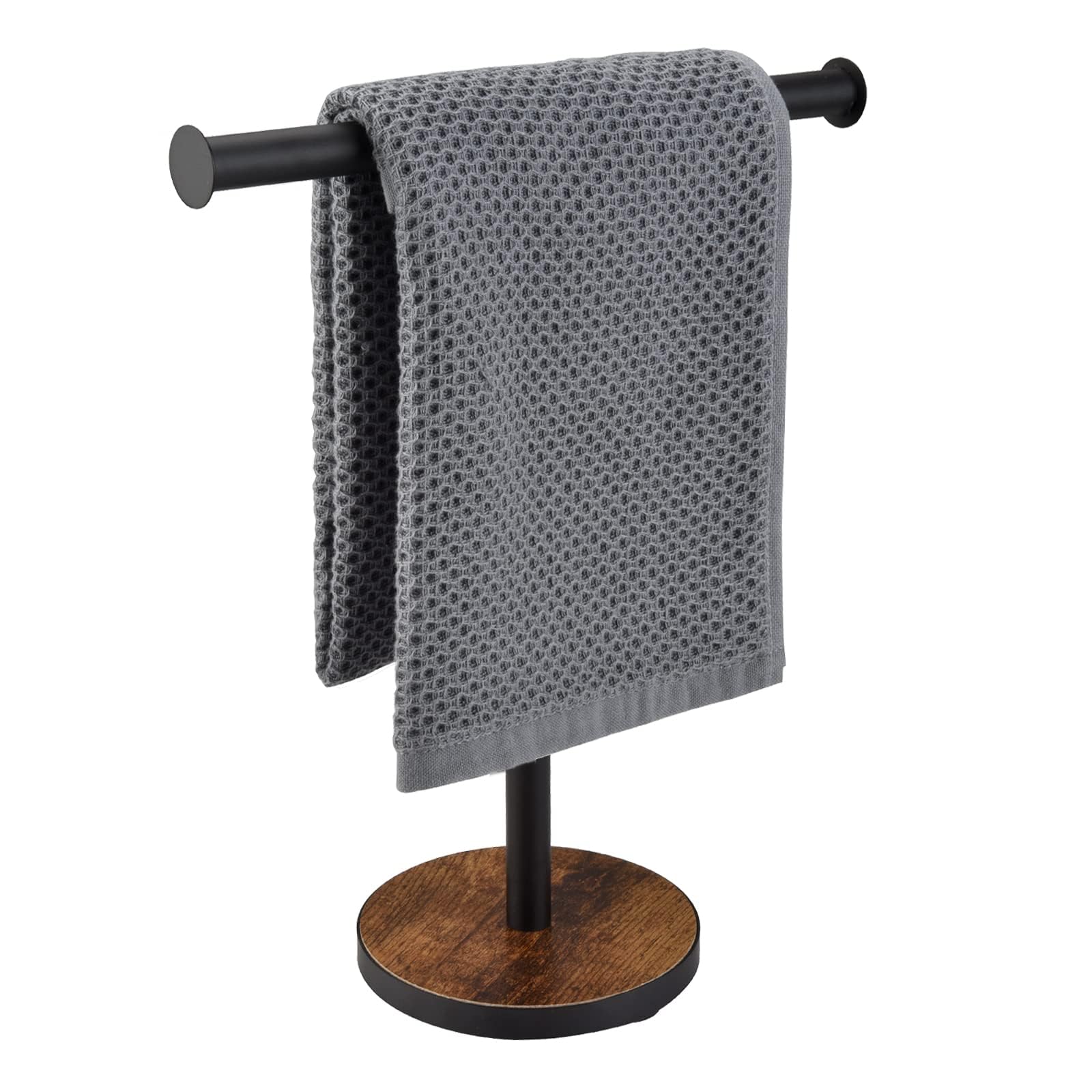 BCOZLUX Towel Holder Stand, Countertop Hand Towel Stand for Bathroom ...
