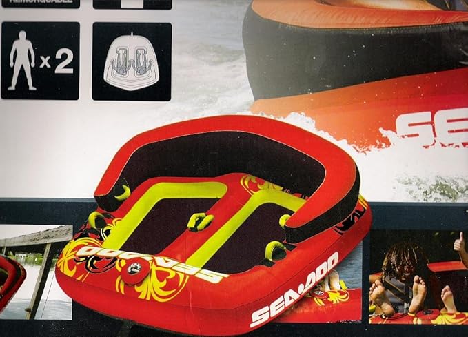 Amazon.com : Sea Doo 2 Person Towable Raft : Waterskiing Towables ...