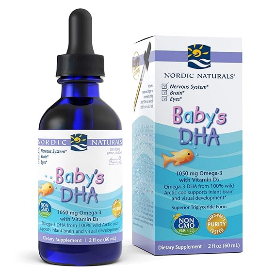 Buy Nordic Naturals, Baby's DHA with Vitamin D3, 2 fl oz (60 ml) Online ...