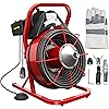 VEVOR 75Ft x 3/8Inch Drain Cleaner Machine + RIDGID 52822 Model T-232 H ...