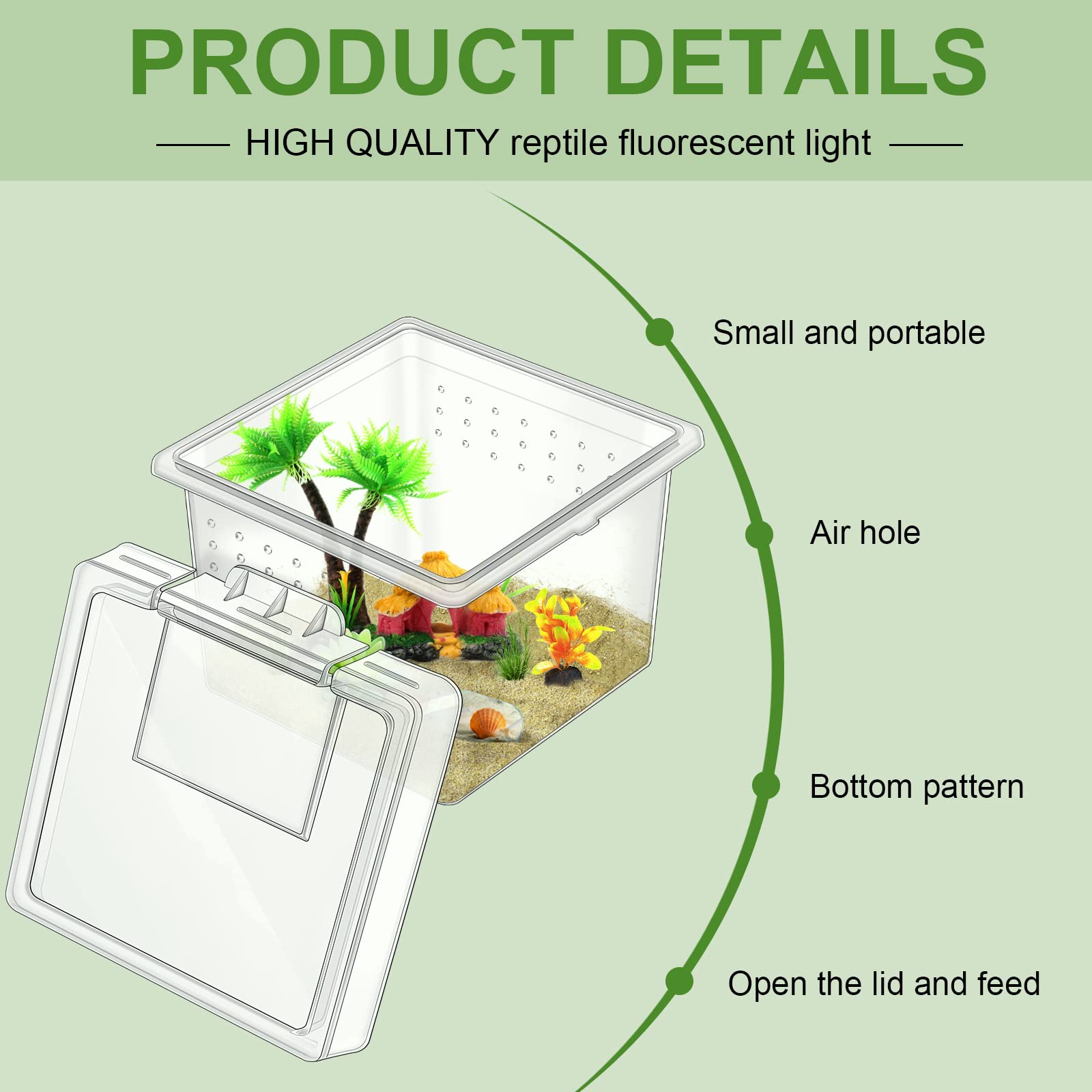 Mua 20 Pcs Insect Spider Terrariums Breeding Box Small Reptile Hatching ...