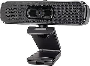 Amazon.com: 2K HD Webcam with 2 Speakers & Built-in Microphone for ...
