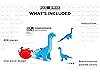 Pix Brix Pixel Art kit Puzzle Bricks – Dinosaur Series, Brachiosaurus ...