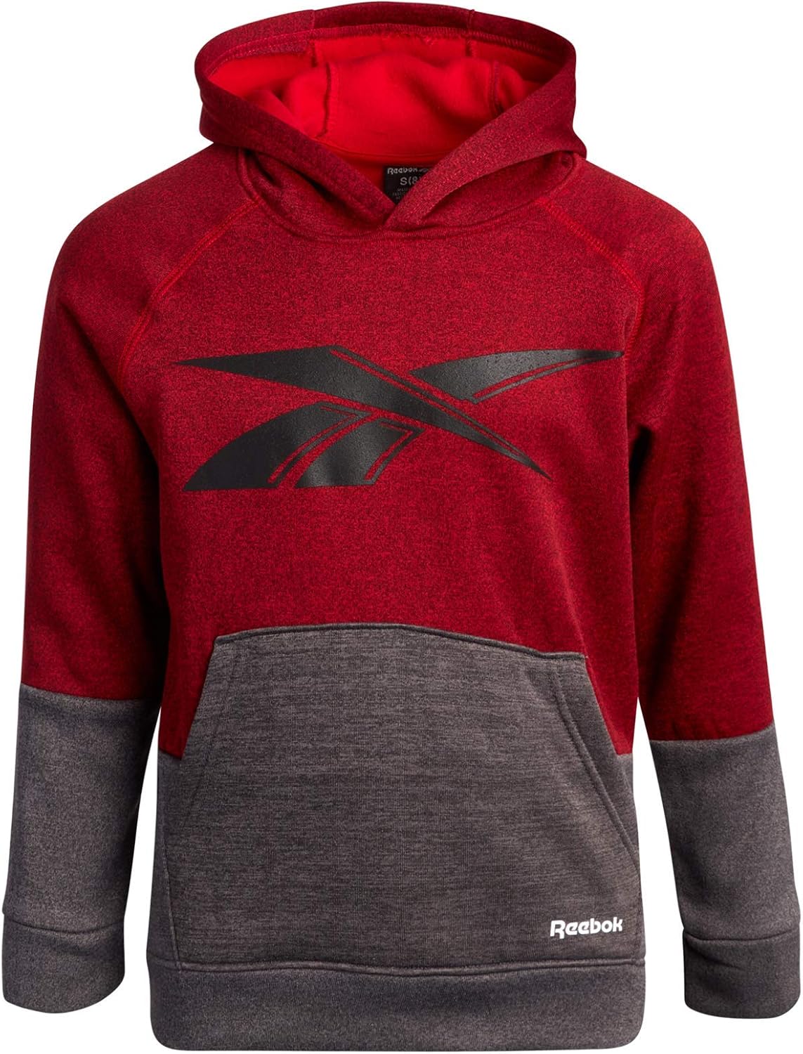 Buy Reebok Boys' Sweatshirt - Athletic Pullover Sports Hoodie (Red ...