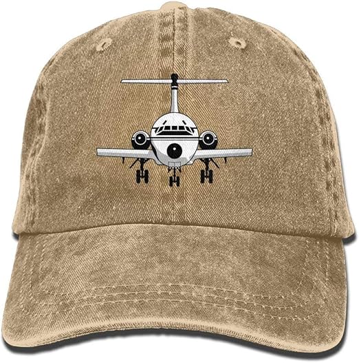 Baseball Hat Cap Aeroplane Boeing-747 Denim Hat Adjustable Men's Flag ...