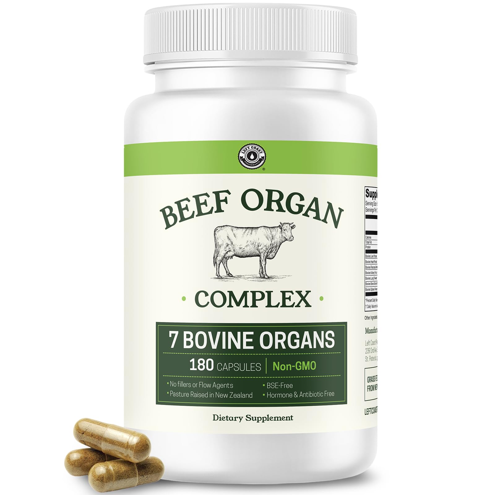 Mua Beef Organ Supplement Grass Fed - 7 Beef Organs Complex from New ...