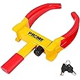 Amazon.com: PR1ME Trailer Wheel Lock Clamp, Universal Wheel Clamp Lock ...