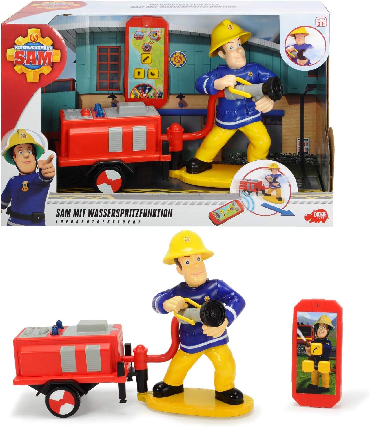 Dickie Toys 203095008 Fireman Sam Remote Control Toy Figure – BigaMart