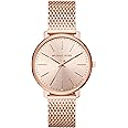 Amazon.com: Michael Kors Pyper Three-Hand Rose Gold-Tone Stainless ...