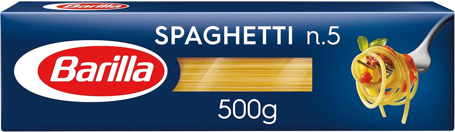 Barilla, Pasta larga, Spaghetti nº 5 500gr: Amazon.es: Alimentación y ...