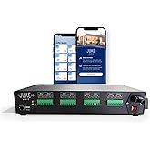 Amazon.com: 8 Zone Multi-Room Streaming Amplifier | Stream Wirelessly ...