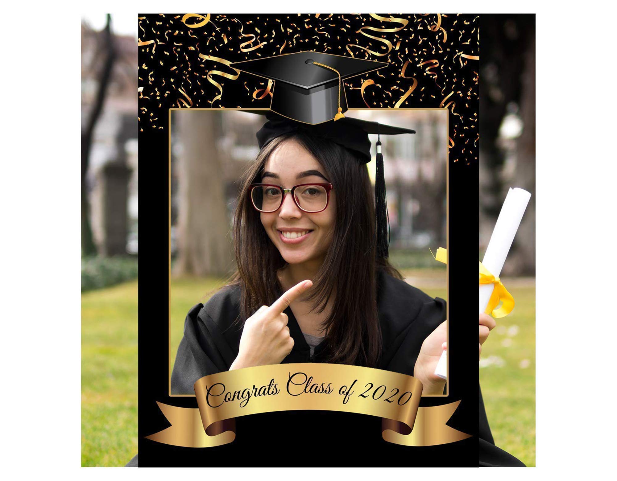 Buy Decorations for 2021 Graduation, Graduation Photo Booth Props, Grad ...