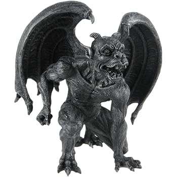 Amazon.com: Poised Protector Winged Gargoyle Statue Guardian: Home ...