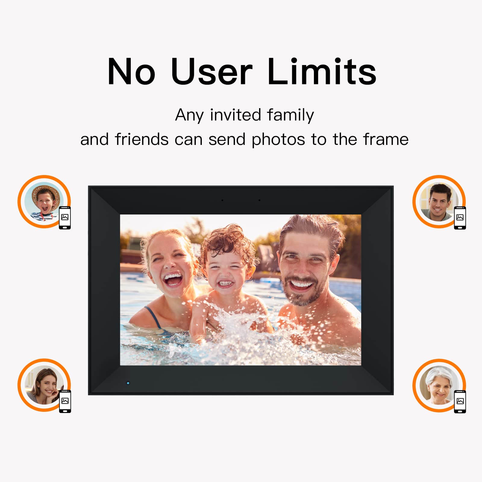 Mua Digital Picture Frame Funcare 10.1 Inch WiFi Digital Photo Frame with IPS HD Touchscreen ...