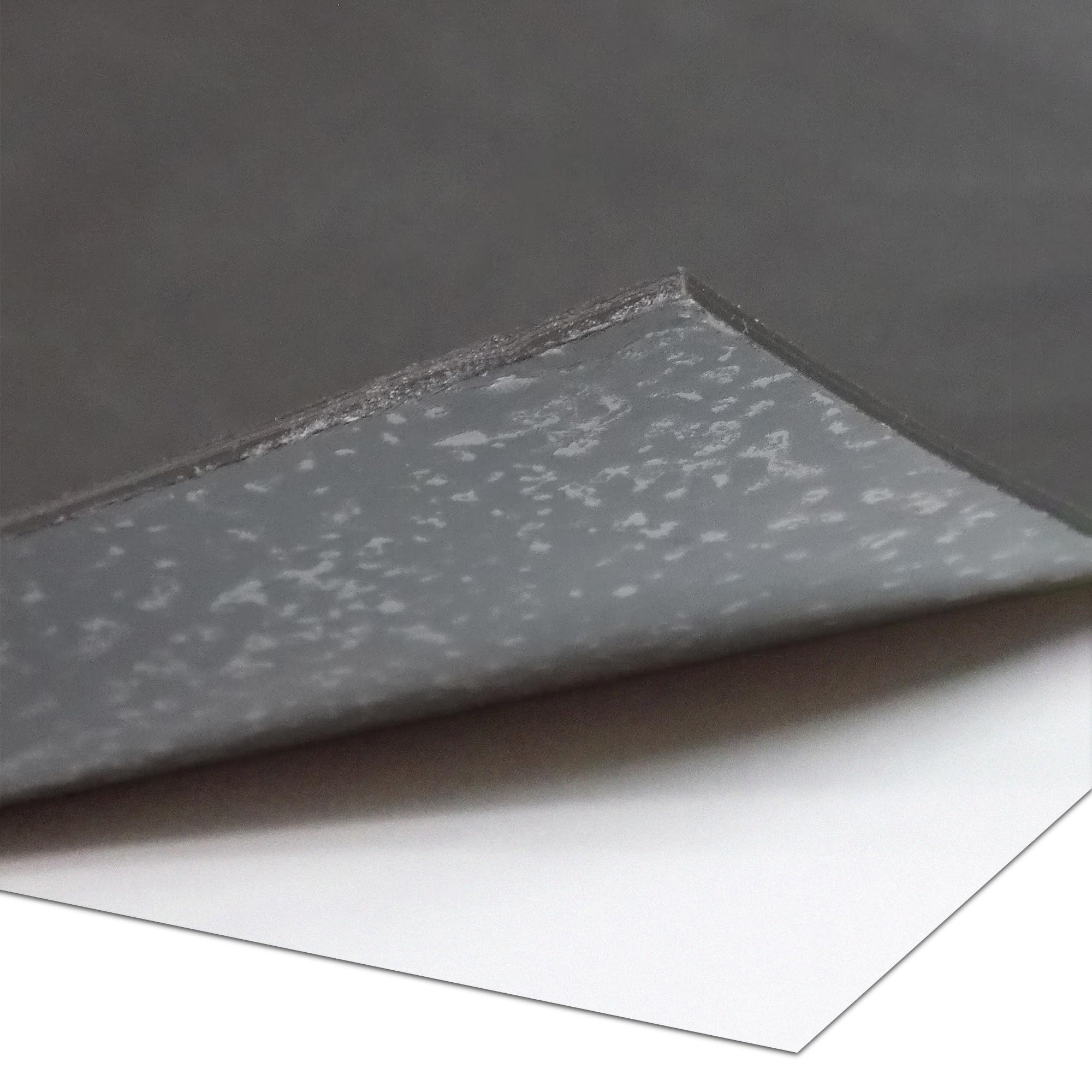 Exactly Rubber - Black Silicone Sheet with PSA Adhesive, 60A Durometer ...