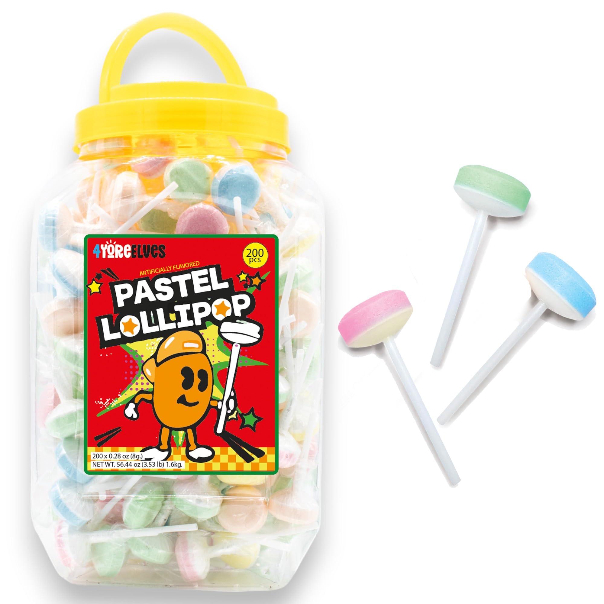 Mua 200 Double Lollies, Fruit-Flavored Lollipops Individually Wrapped ...