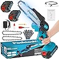 Peektook Mini Chainsaw Cordless 6-Inch, Electric Chainsaw Chain Saw ...
