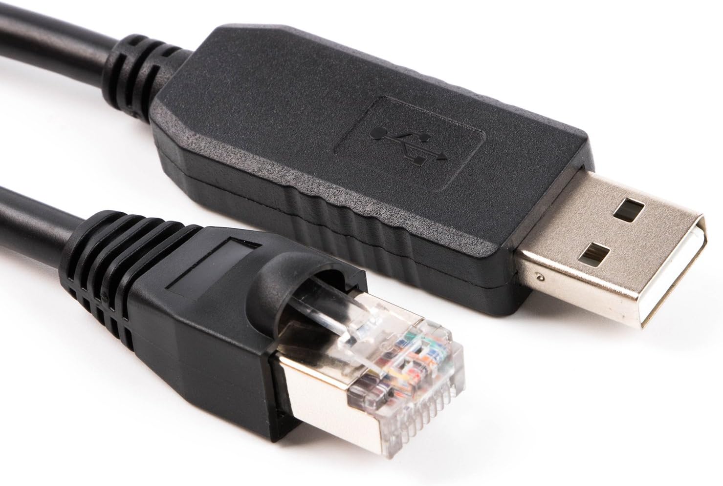 USB Console Rollover Cable RS232 Serial to RJ45 Cab Router Console for ...