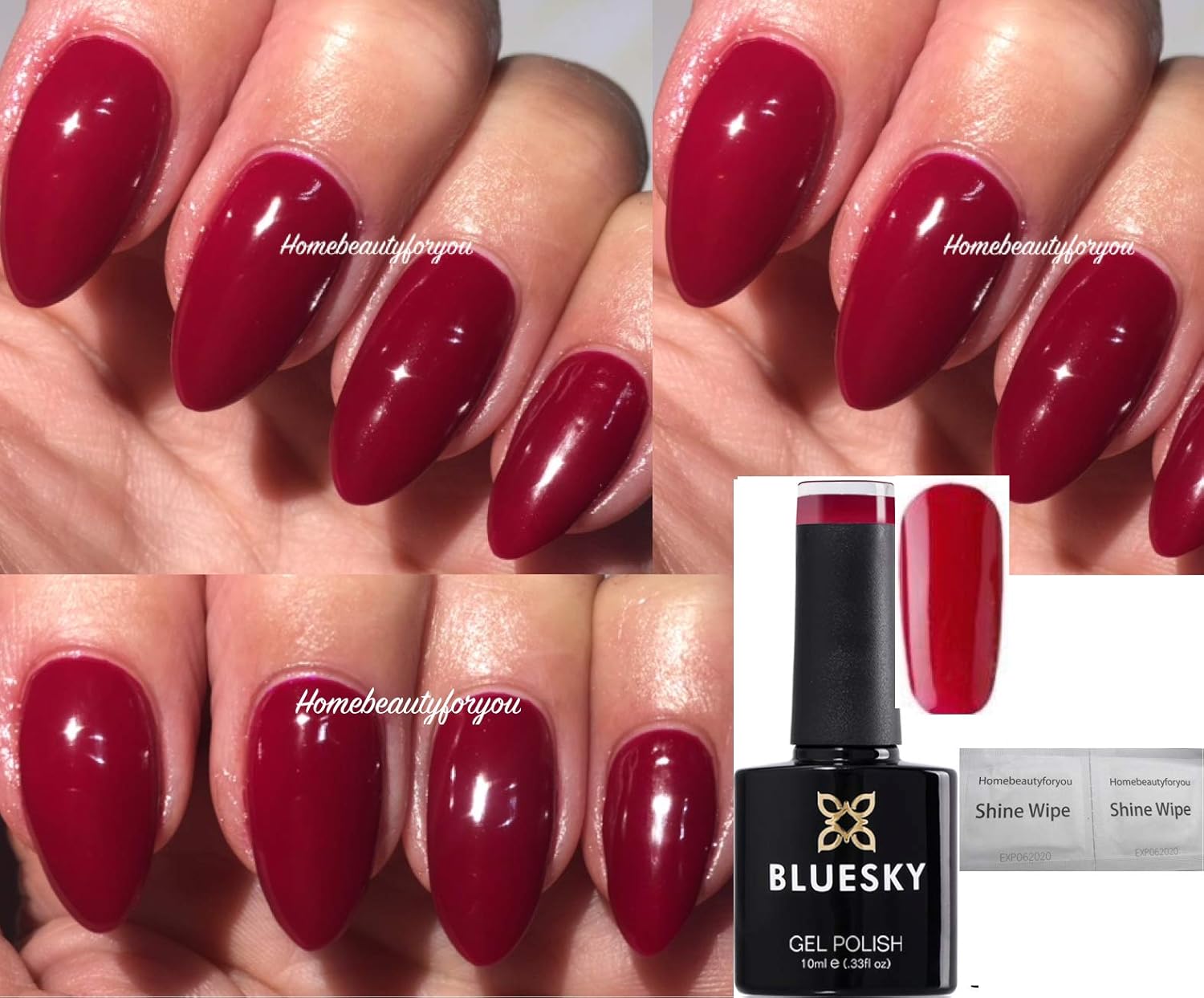 Bluesky RED Deep Rich Red Rouge Rite 80605 Contradictions Nail Gel ...