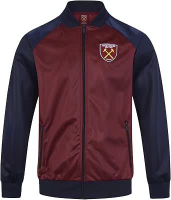 West Ham United Fc Official Soccer Gift Mens Retro Track Top Jacket at ...