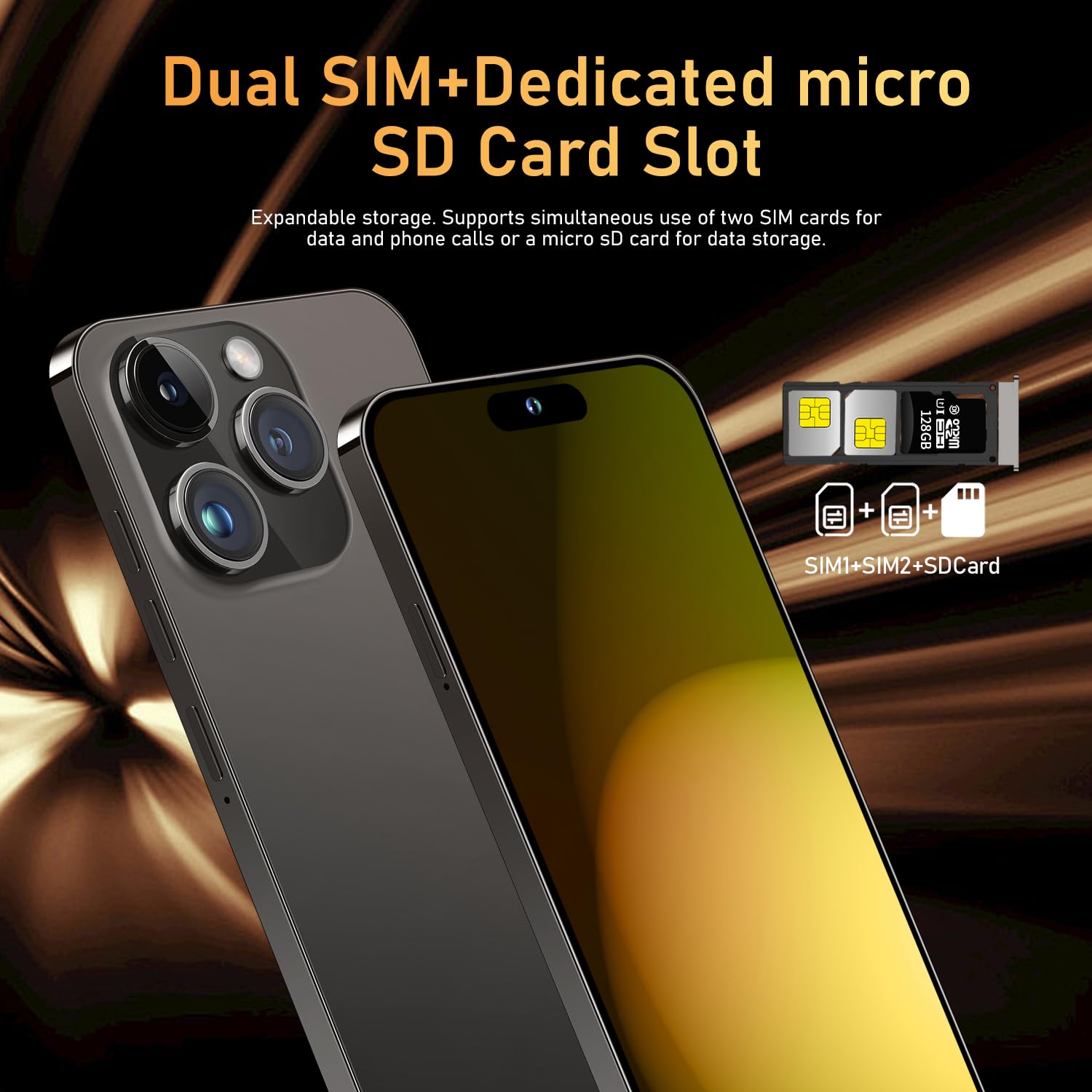 Mua Huness I14 Pro MAX Smartphone Unlocked Cell Phone, Battery 6800mAh ...