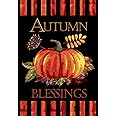 Amazon.com : Morigins Fall House Flag with Pumpkin - Autumn Blessings ...