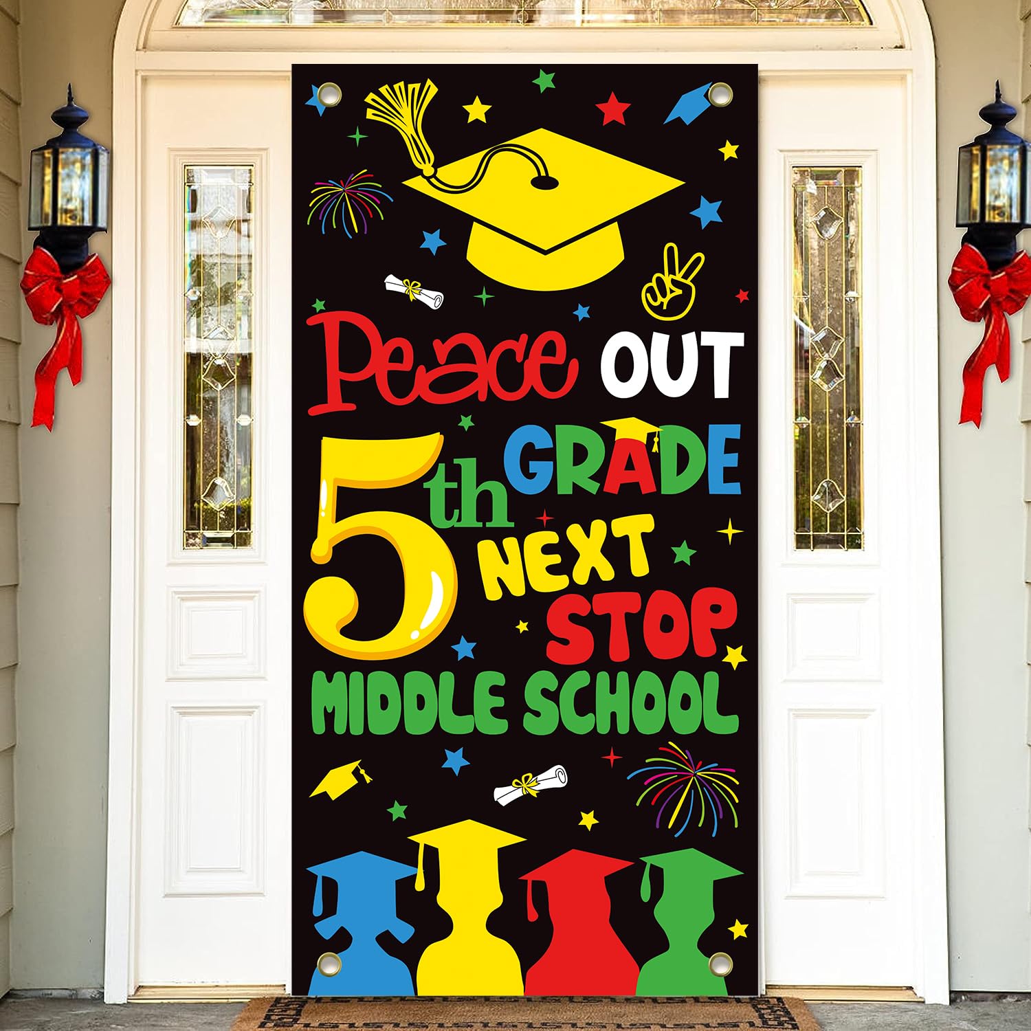 5TH Grade Graduation Decorations 2025, 5TH Grade Graduation Door Cover ...