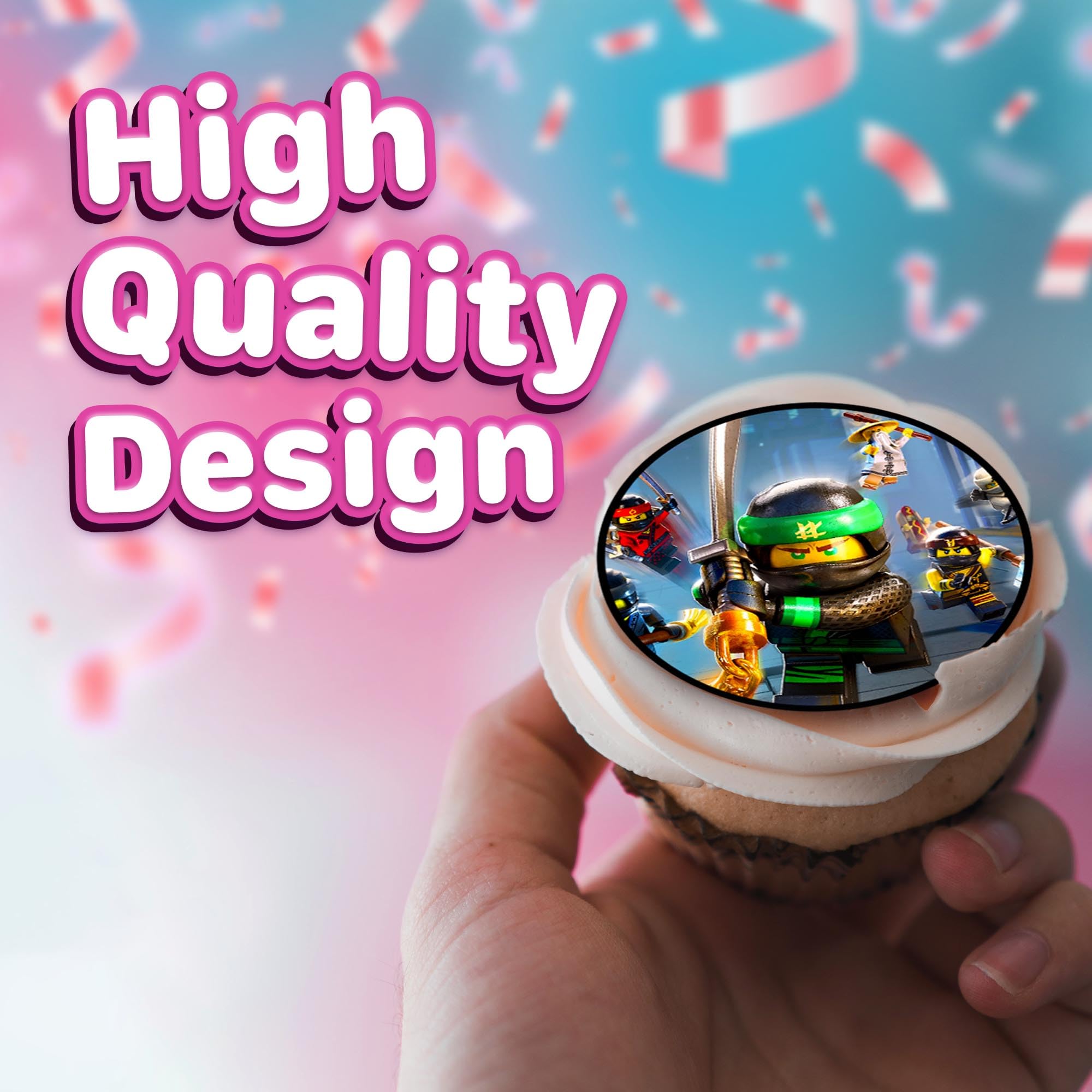 Mua 30 x Edible Cupcake Toppers Themed of The Ninjago of Edible Cake ...