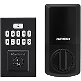 Amazon.com: Kwikset SmartCode 270 Keyless Entry Electronic Touchpad Deadbolt Door Lock with Auto ...
