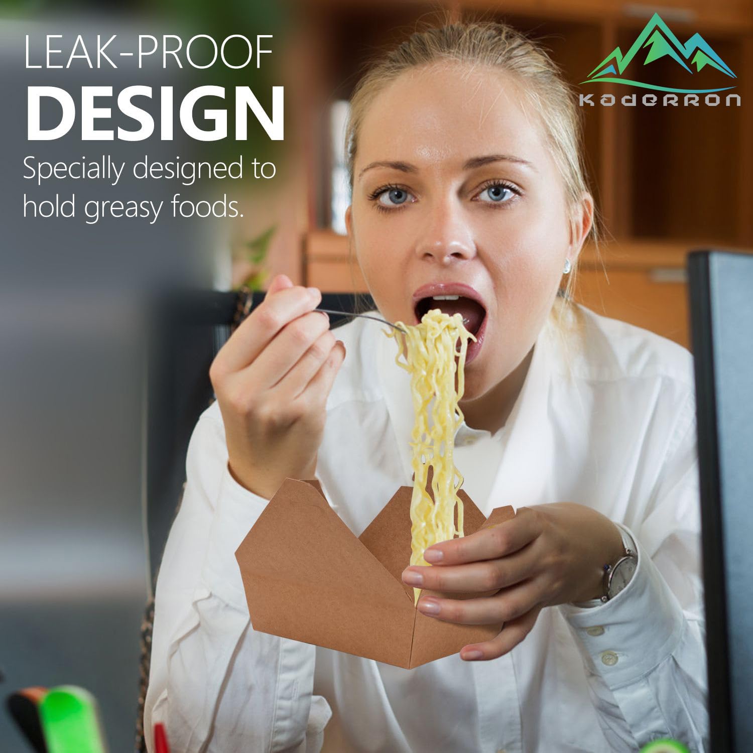 Mua 60 Pack 40 Oz Take Out Food Containers Disposable Kraft Paper Food ...