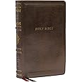 NKJV, Personal Size Reference Bible, Sovereign Collection, Leathersoft, Brown, Red Letter ...