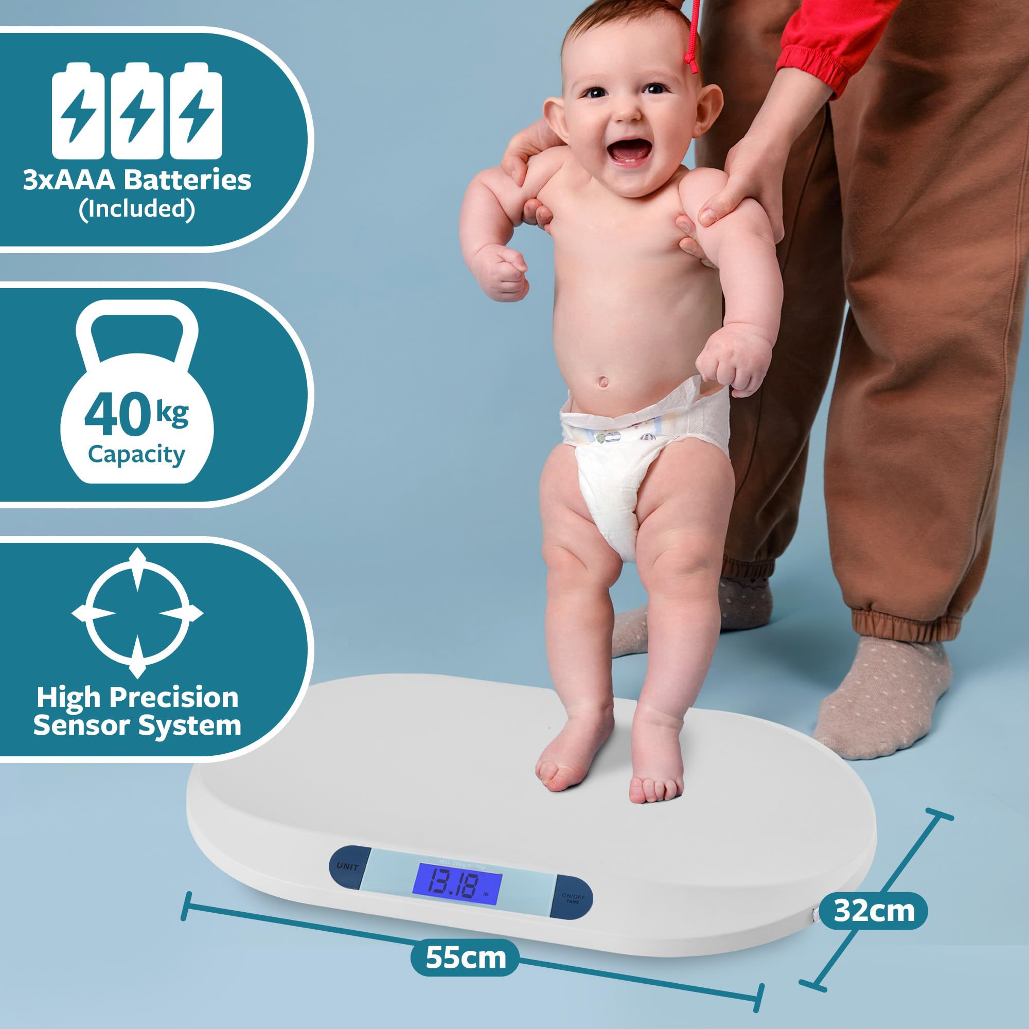 Mua Smart Weigh Digital Baby Scale Infant Scale for Weighing Pet Scale ...