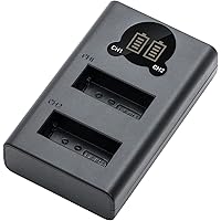Amazon.com: Kimaru LP-E12 Battery Charger, Double Slot LP-E12 Charger for Canon LC-E12 LC-E12E ...