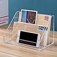 Amazon.com : MyGift 3 Tier Premium Clear Acrylic Desktop Mail Sorter ...