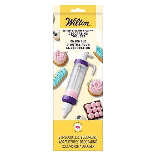 Wilton Dessert Decorator - The Kit Includes a Plunger-Style Tool, 2 ...