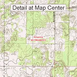 Amazon.com : USGS Topographic Quadrangle Map - Kingsley, Michigan ...