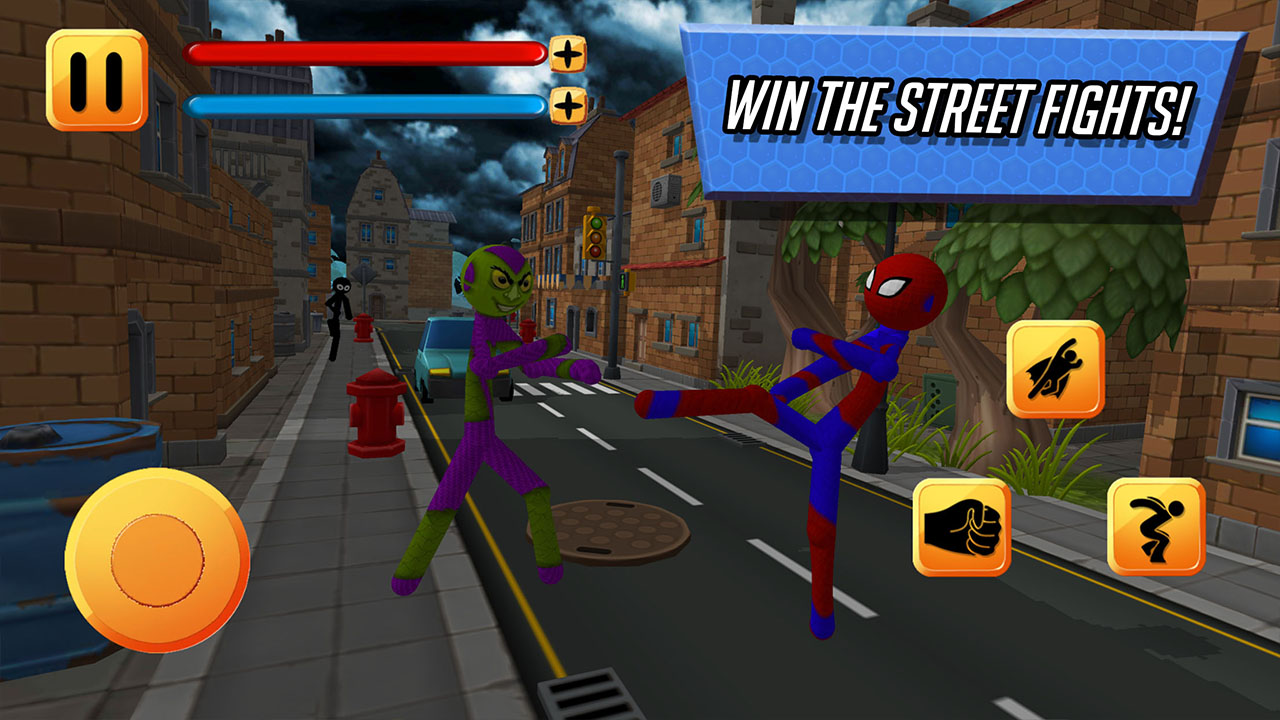 Stickman Spider Hero 3D : Amazon.es: Apps y Juegos