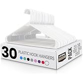Amazon.com: Utopia Home Plastic Hangers 20 Pack - Clothes Hanger with ...