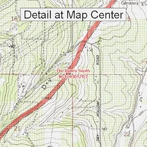 Amazon.com : Offroute USGS Topographic Quadrangle Map - The Dalles ...