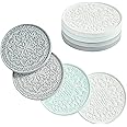 Amazon.com: TheDottieCo Absorbent Stone Coasters Set of 4 - Thickened ...