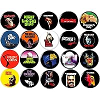 Amazon.com: Horror Movie buttons pins badges set of 20 NEW 1" inch ...