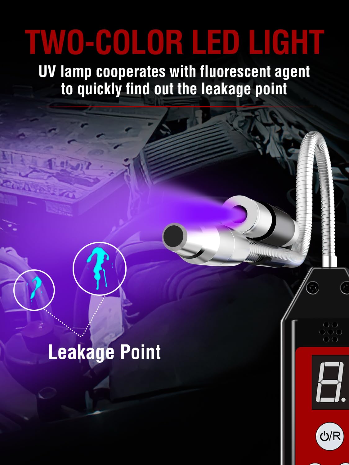 Mua Refrigerant Leak Detector with LED Light, WJL-6000 PRO Halogen ...