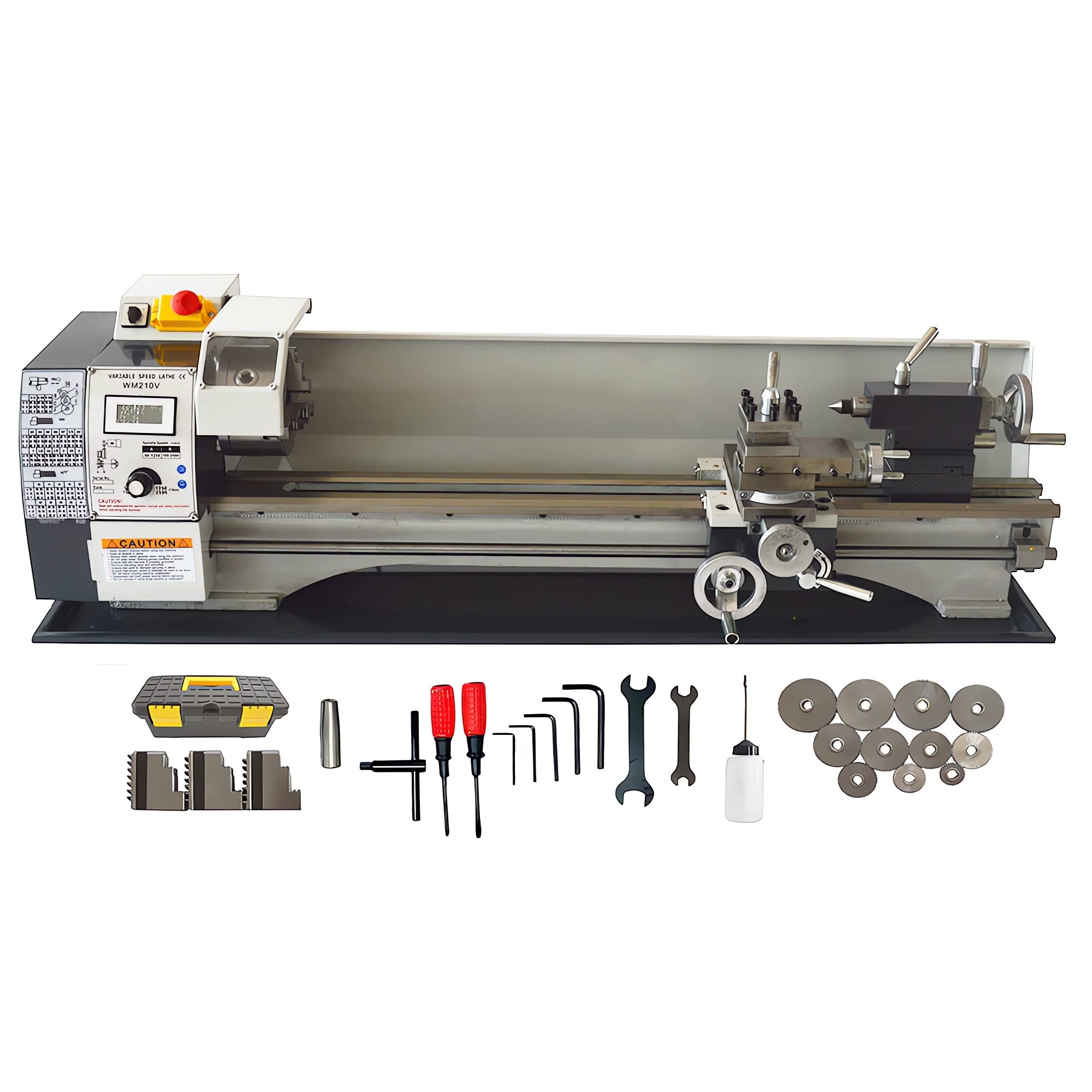 Mua HayWHNKN Metal Lathe 8'' x 24" Precision Mini Lathe Benchtop Lathe ...