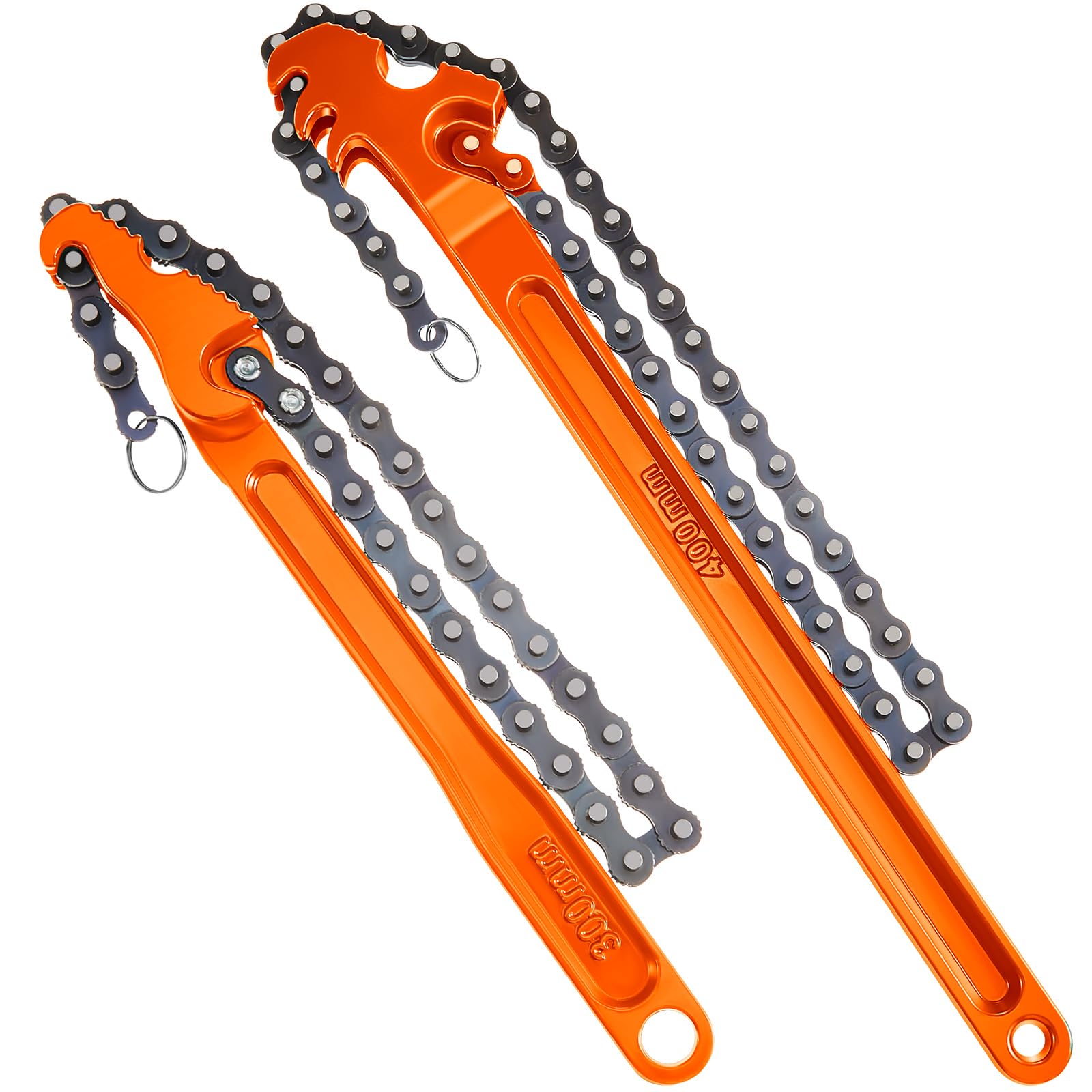 Lasnten 2 Pcs Large Chain Oil Filter Wrench with 12 Inch 16 Inch ...