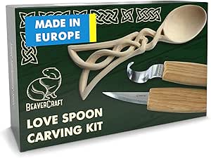 Amazon.com: BeaverCraft, Spoon Carving Kit for Beginners DIY04 - Wood ...