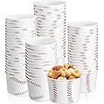 Amazon.com: Baseball Party Treat Snack Bowls 9 oz Paper Ice Cream Cups ...